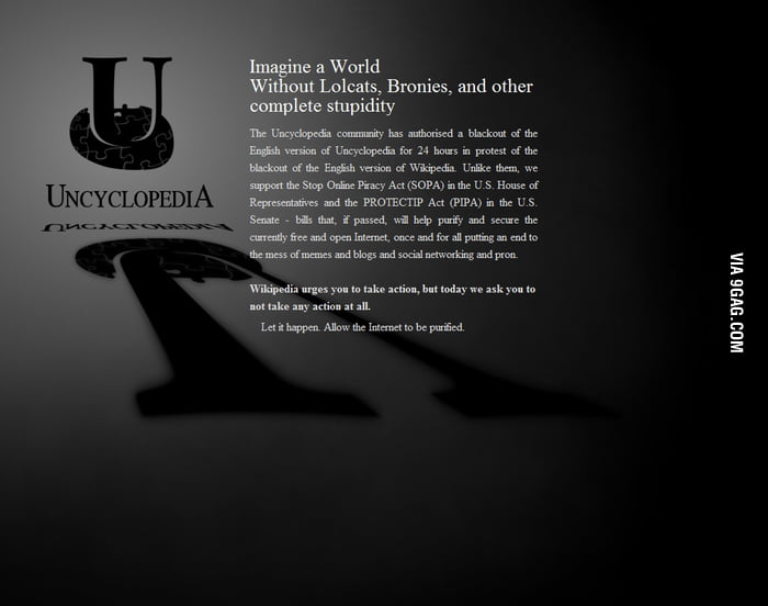 Just Uncyclopedia.. - 9GAG