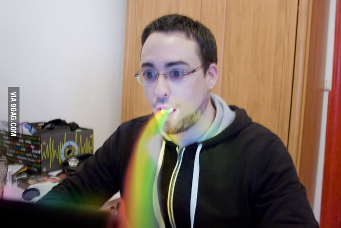 Rainbow smiley face IRL - 9GAG