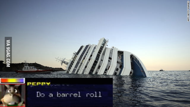 Barrel Roll Fail - 9GAG