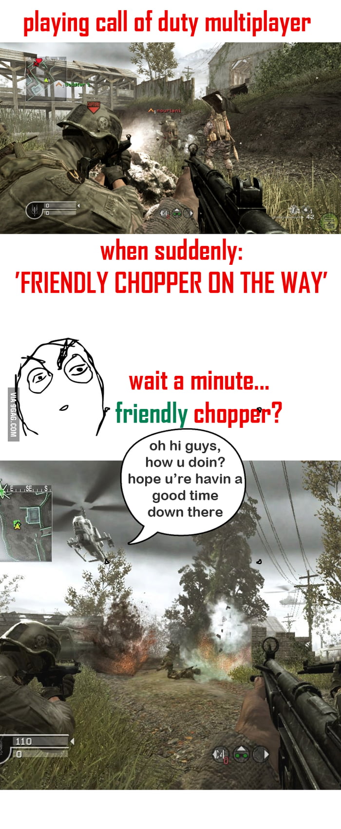 A friendly chopper - 9GAG