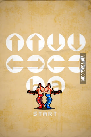 The Konami code - 9GAG