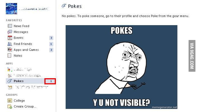 Invizible Pokes - 9GAG