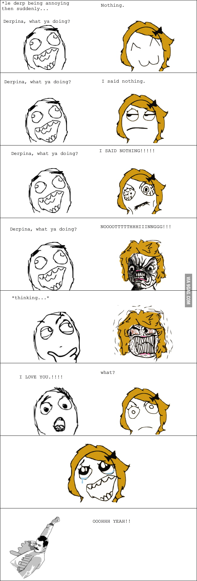 Le Derp strategy for girls. - 9GAG