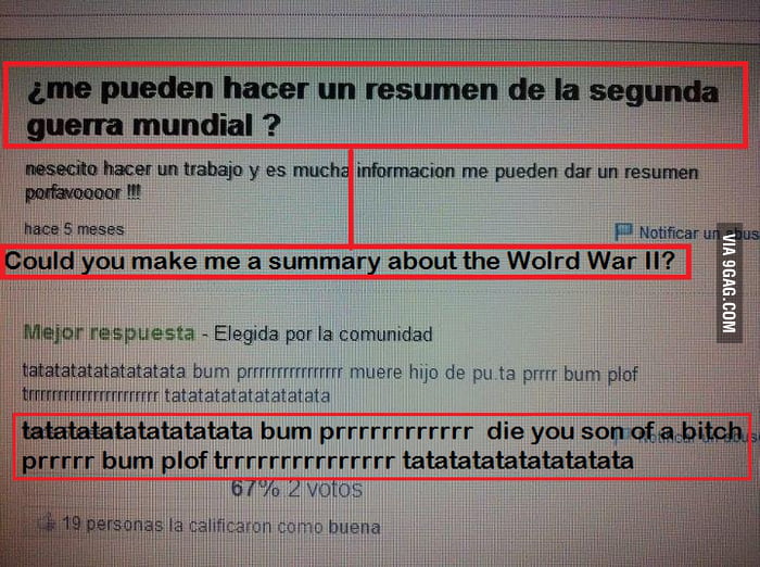 Epic summary is epic - 9GAG