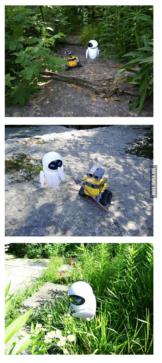 Real Life WALL-E & EVE - 9GAG