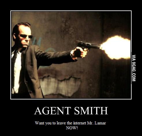 Agent Smith defending matrix - 9GAG