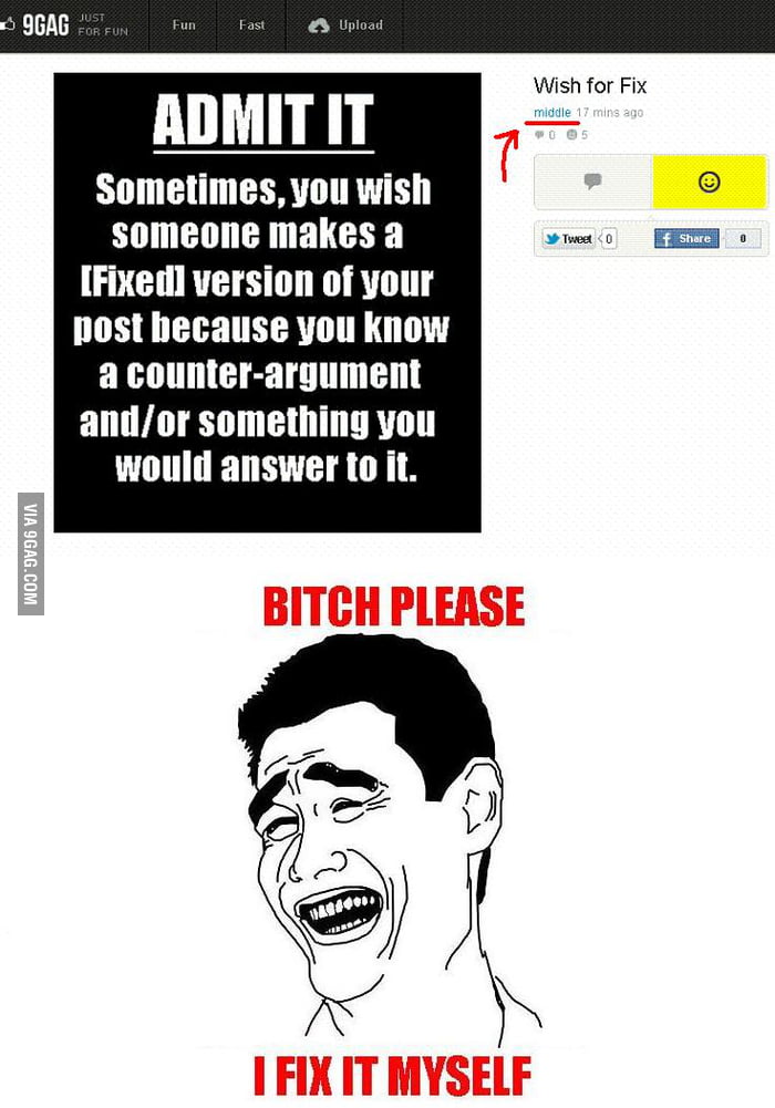 Wish for Fix [Fixed] - 9GAG