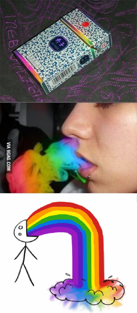 Smoke Rainbow 9gag