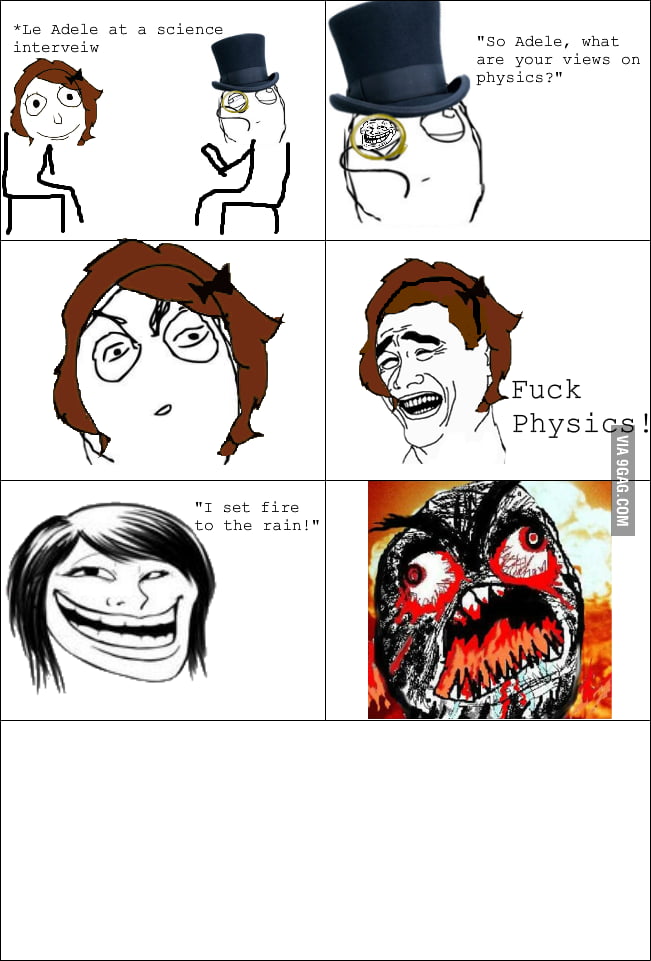 Adele science troll - 9GAG