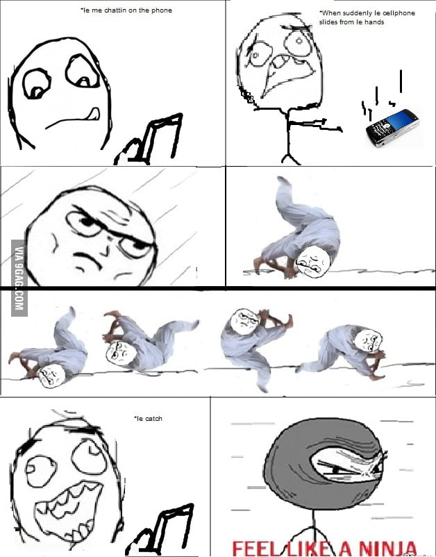 Le catch lvl ninja - 9GAG
