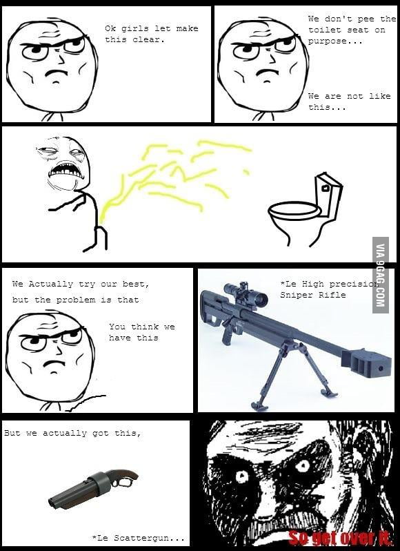Sniper pee - 9GAG
