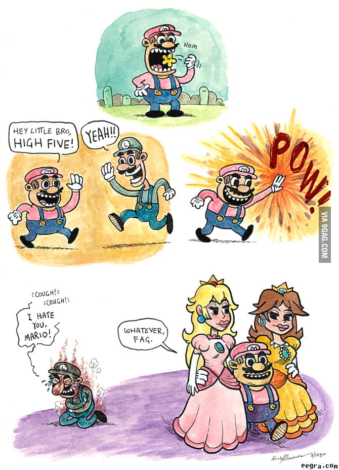 Not cool, Mario, not cool... - 9GAG