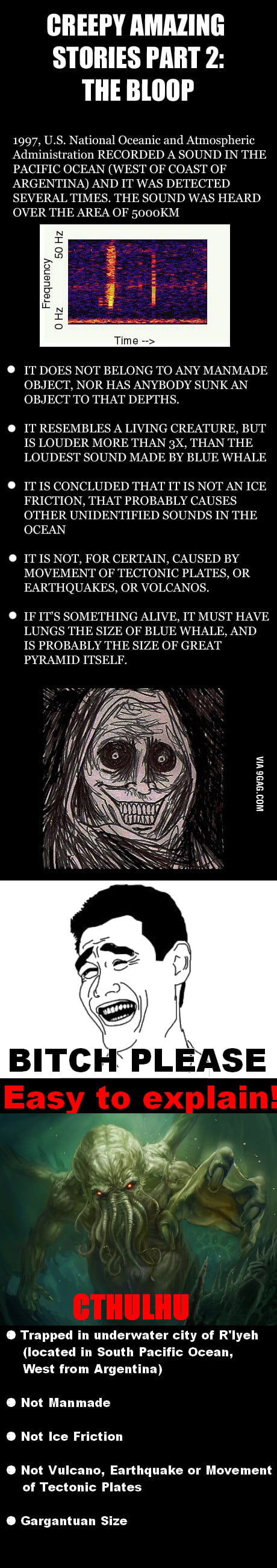 CREEPY STORIES - THE BLOOP [Fixed] - 9GAG