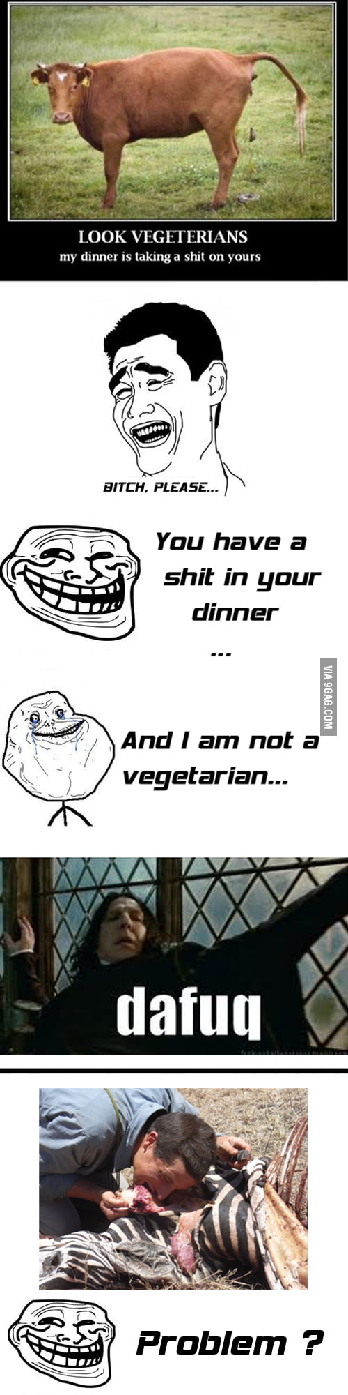 Dinner time , problem? - 9GAG