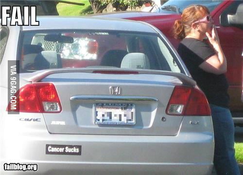 Bumper Sticker FAIL - 9GAG