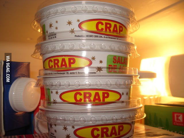 Meanwhile in a regular Romanian refrigerator. - 9GAG