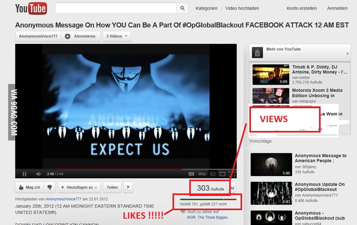 ANONYMOUS IS STILL AWESOME !!! - 9GAG