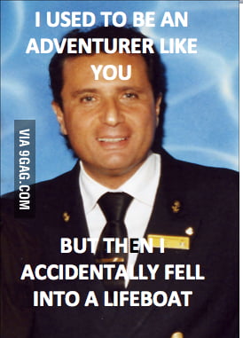 Just Francesco Schettino - 9GAG