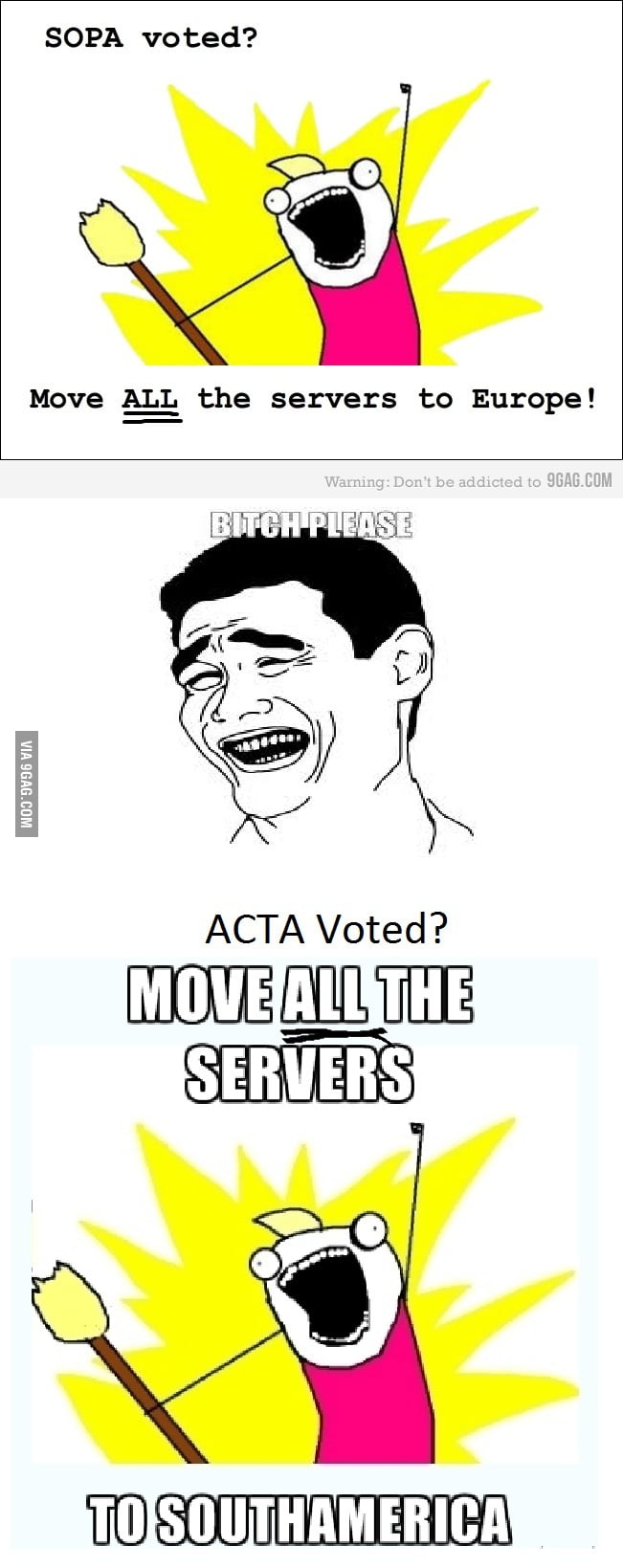 SOPA, PIPA, ACTA... f**k this shit - 9GAG