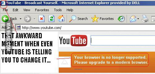 Bad internet explorer... - 9GAG