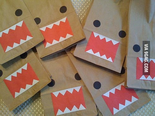 Domo paper bags - 9GAG