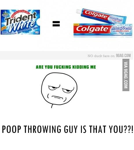 POOP THROWING GUY..STRIKEESS AGAAAAINN..-.- - 9GAG