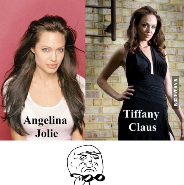 Just Angelina and her sis.. wait what ?! - 9GAG