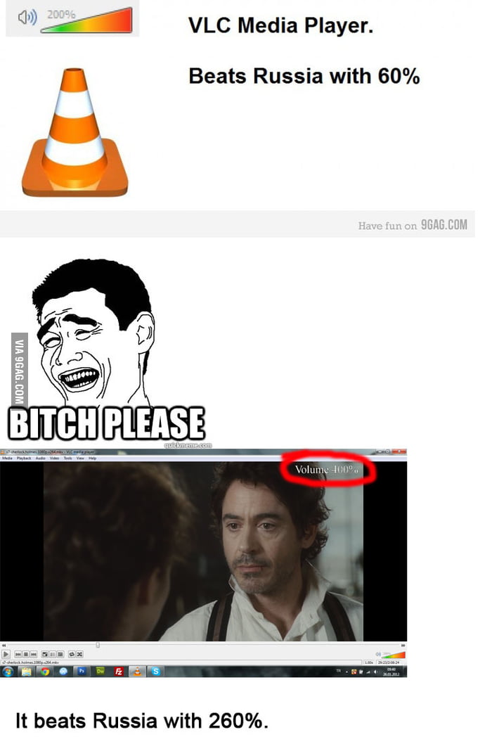 Vlc vs. russia - 9GAG