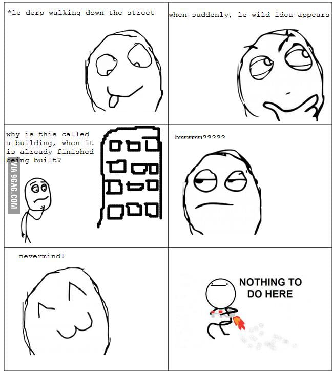 Le derp walking down the street - 9GAG