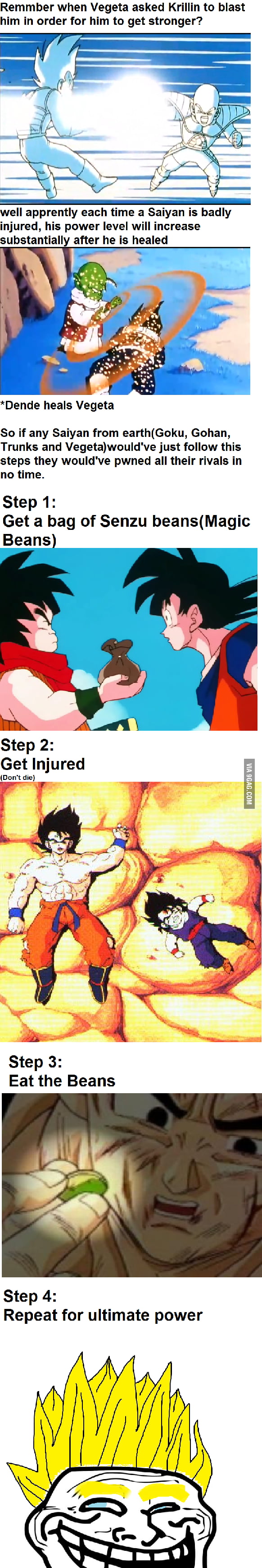 Dragon Ball Z troll physics - 9GAG