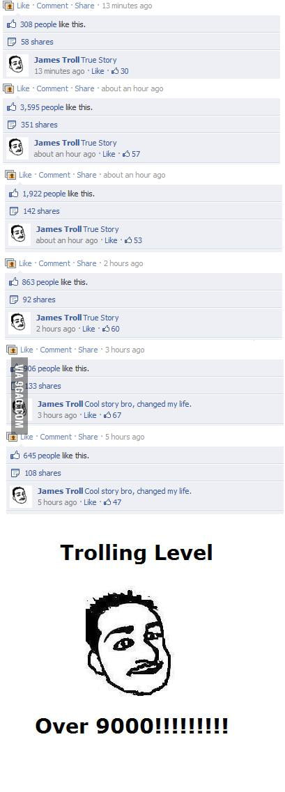 Trolling Lvl over 9000 - 9GAG