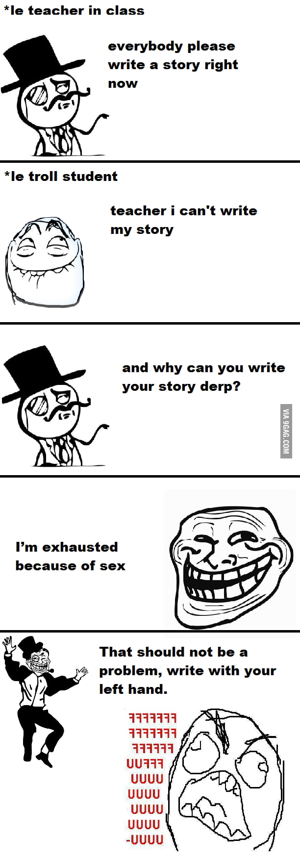 Troll student got trolled - 9GAG