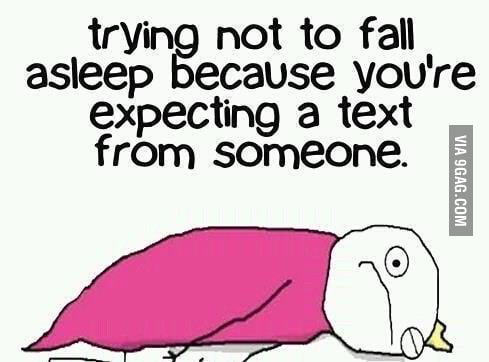 Sleep text - 9GAG