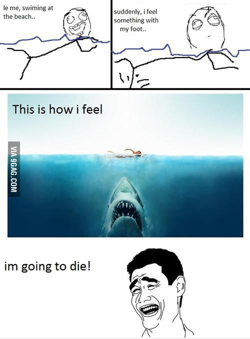 Awkward Moment of swimming~ - 9GAG