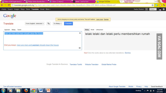 EVIL GOOGLE TRANSLATOR. - 9GAG