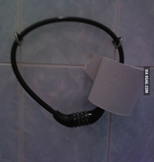Toilet Paper Security - 9GAG