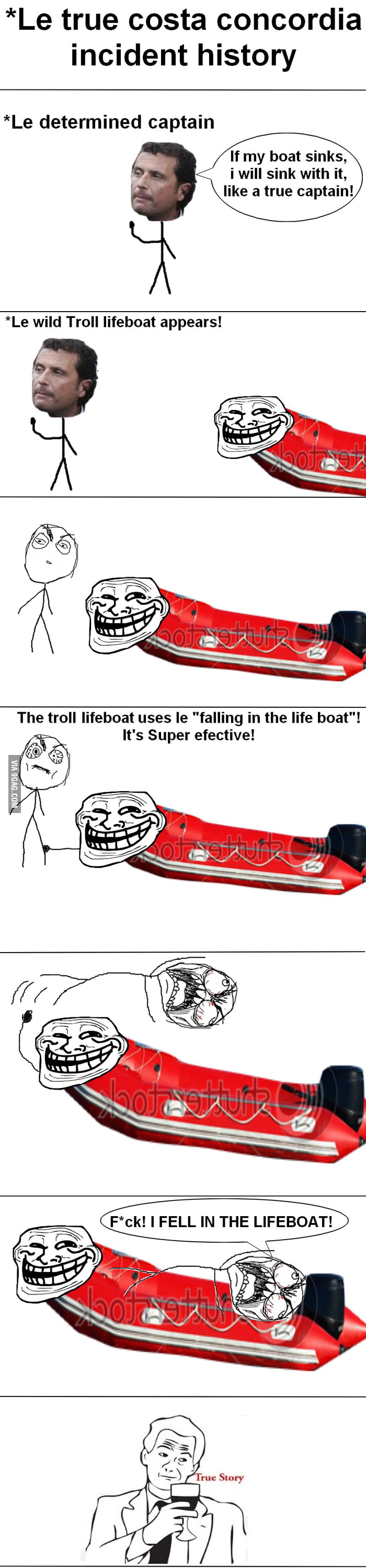 Trolling level: Lifeboat - 9GAG