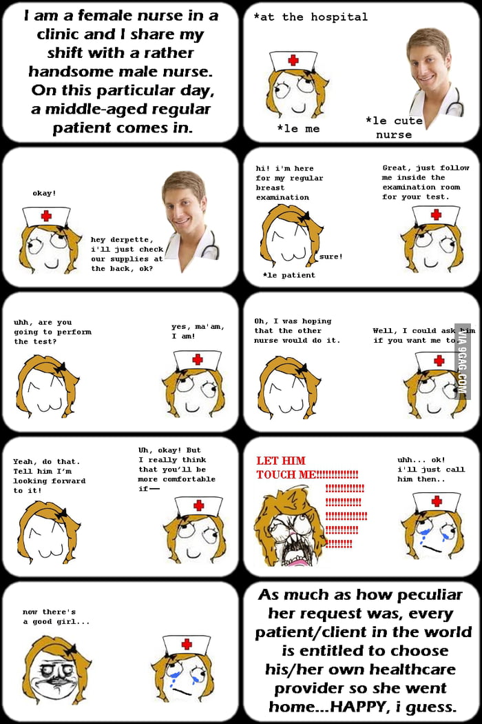 Abuse ALL the nurse!!! - 9GAG