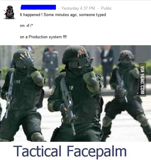 Tactical Facepalm - 9GAG