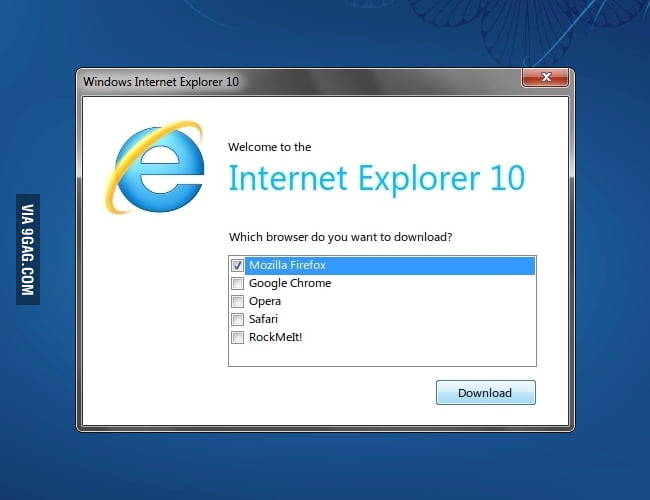 Internet Exploder 10 - 9GAG