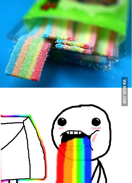 Rainbow gum - 9GAG