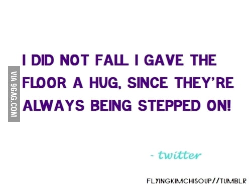I did not fall - 9GAG