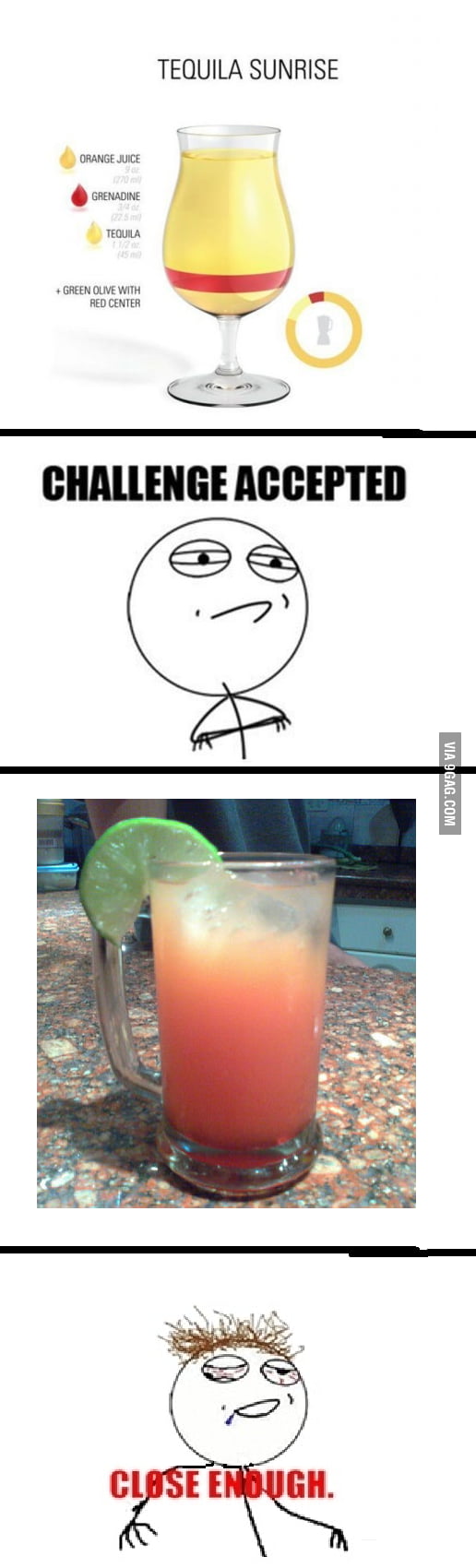 Tequila Cocktail Challenge - 9GAG