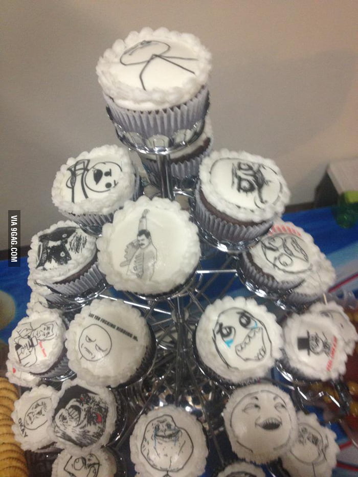 AWESOME MEME CUPCAKES ARE AWESOME - 9GAG