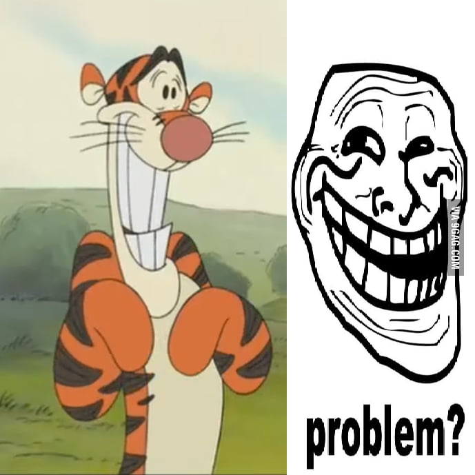 Tigger: The original Troll - 9GAG