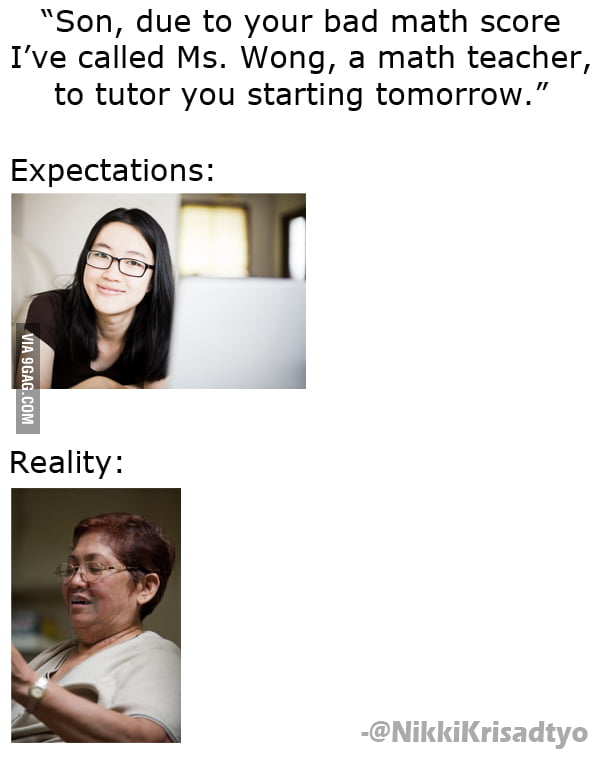 Asian Math Tutor - 9GAG