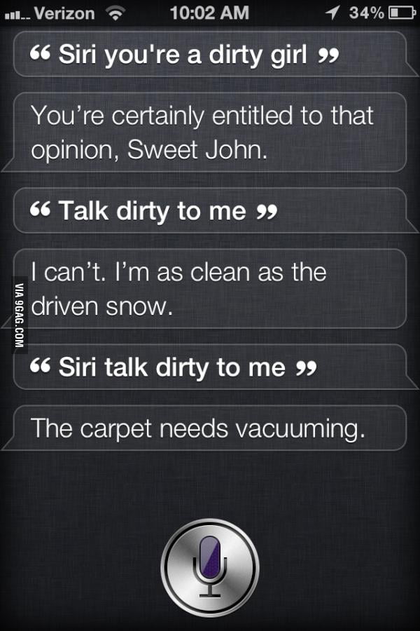 Dirty Siri - 9GAG