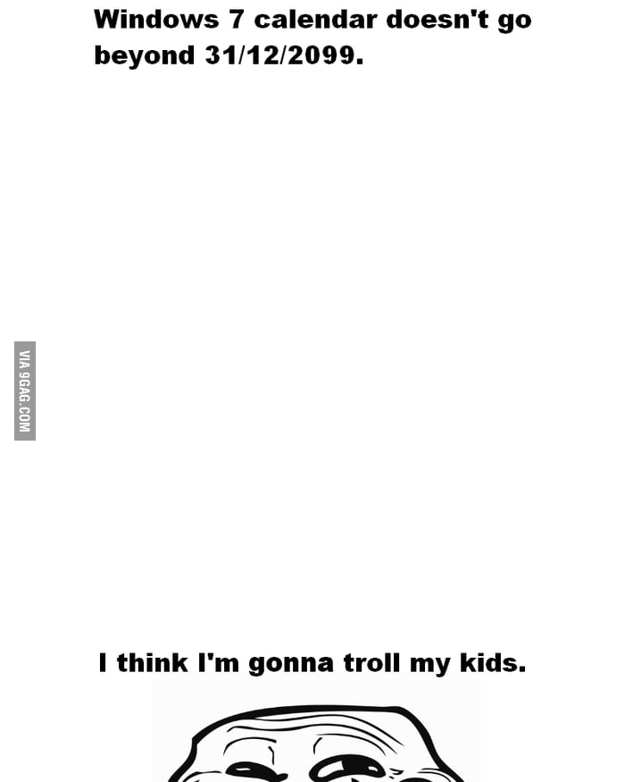 Another calendar prediction. - 9GAG