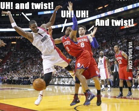 NBA's First Kiss - 9GAG