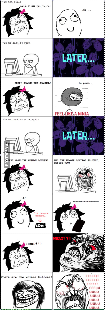Le Troll Mom trolling... - 9GAG